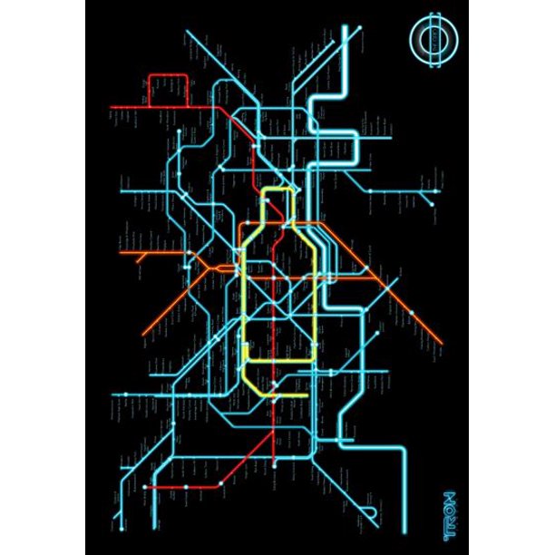 Tron Legacy Movie Poster #A04 Subway Style Map Metal Sign 8Inx 12In ...