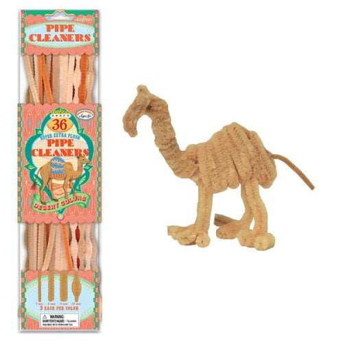 eeBoo Tan Pipe Cleaners Craft Kit - Desert Colors - Walmart.com