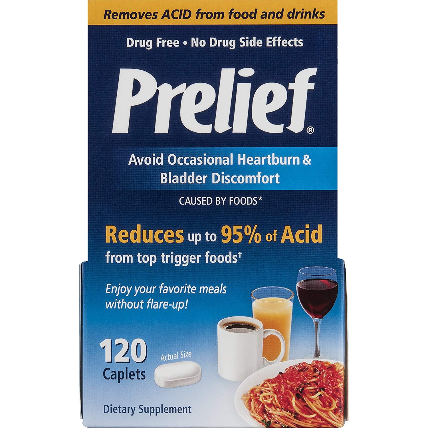 Prelief Acid Reducer Tablets, 120 Count - Walmart.com