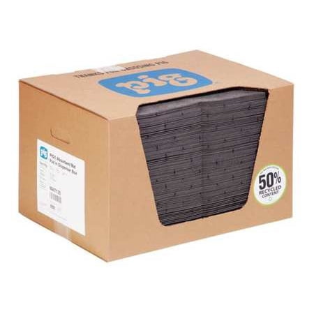 New Pig Absorbent Mat Pad in Dispenser Box, (200)-14 oz Absorbency Pads ...