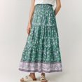Aellinatey Women's long dress, fashionable bohemian , trendy floral A ...
