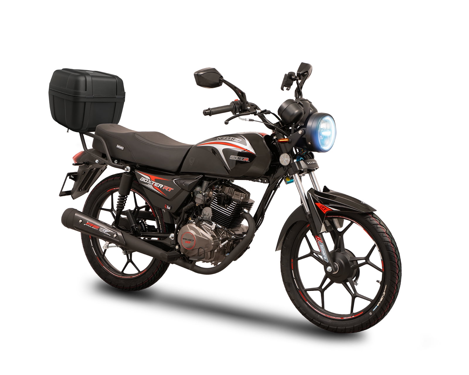 Motocicleta Veloci Boxter RT3 200cc 2026 Negro | Walmart en línea