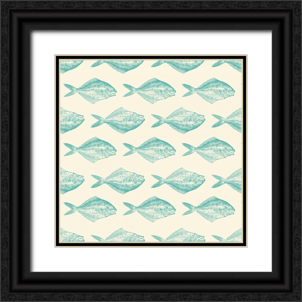 Murdock, Ramona 20x20 Black Ornate Wood Framed with Double Matting ...