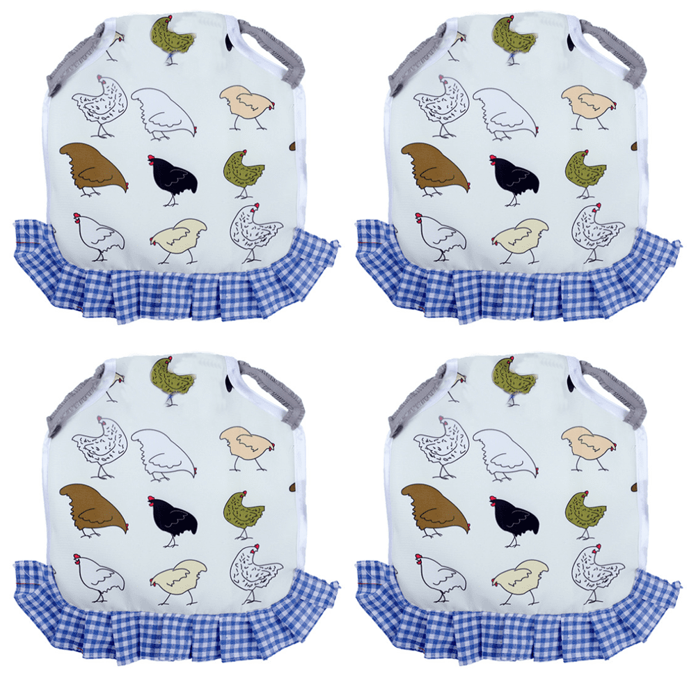 4 Pieces Chicken Saddle Chicken Jacket Straps Hen Apron Chicken Apron ...