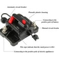 Waterproof Inline Fuse Inverter Marine Circuit Breaker Sys w For Car ...