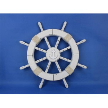 Teak Wood Ship Wheel - 24 in. - Walmart.com