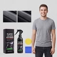 Car Plastic Restorer Spray Kit 100ml Long Lasting Restoration For ...