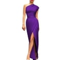 Llkiuhnmops Top Fashion Womens Casual Dresses Personality Solid Color Sexy Dress Simple And