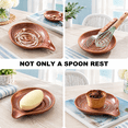 Reactive Red 1 Ceramic Spoon Rest For Stove Top and Kitchen Counter ...