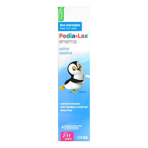 Fleet Pedia-Lax Enema For Children For Ages 2 To 11 Years - 2.25 Oz ...