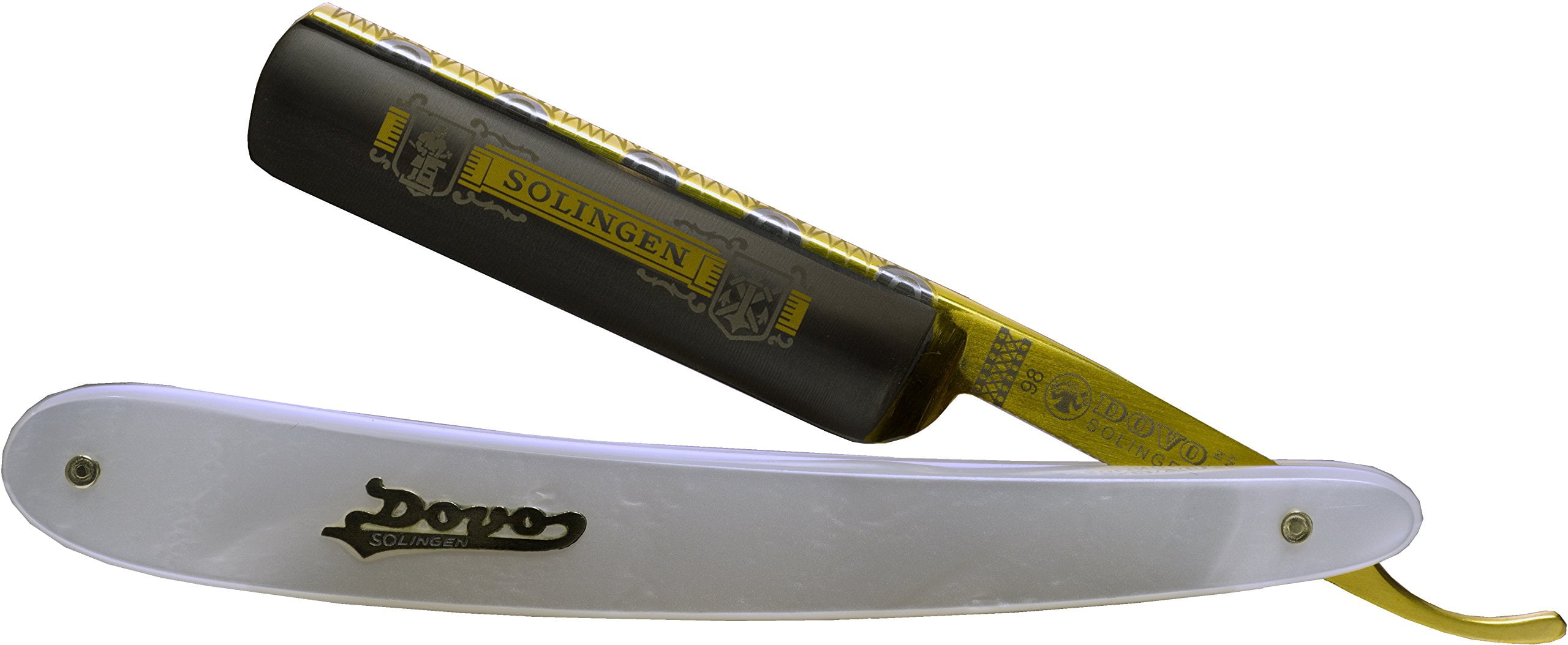 Shave Ready Dovo Pearlex Straight Razor, 5/8", Carbon Steel, Faux ...