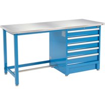 Global Industrial Bench-In-A-Box Standard Workbench, Plastic Laminate ...