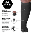 Made in USA - Compression Socks for Men Travel, Sport 20-30mmHg - Black ...