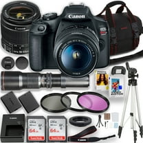 Canon EOS Rebel T7 DSLR Camera Bundle with Canon EF-S 18-55mm f/3.5-5.6 ...