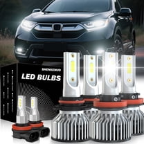 For 2007 - 2010 Ford Edge LED Headlight Bulbs Combo 9005 H11 Hi/Lo Beam ...
