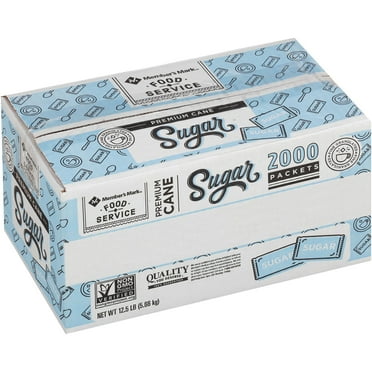 Domino Brand Granulated Sugar Packets, 100 ct Resealable Container for ...