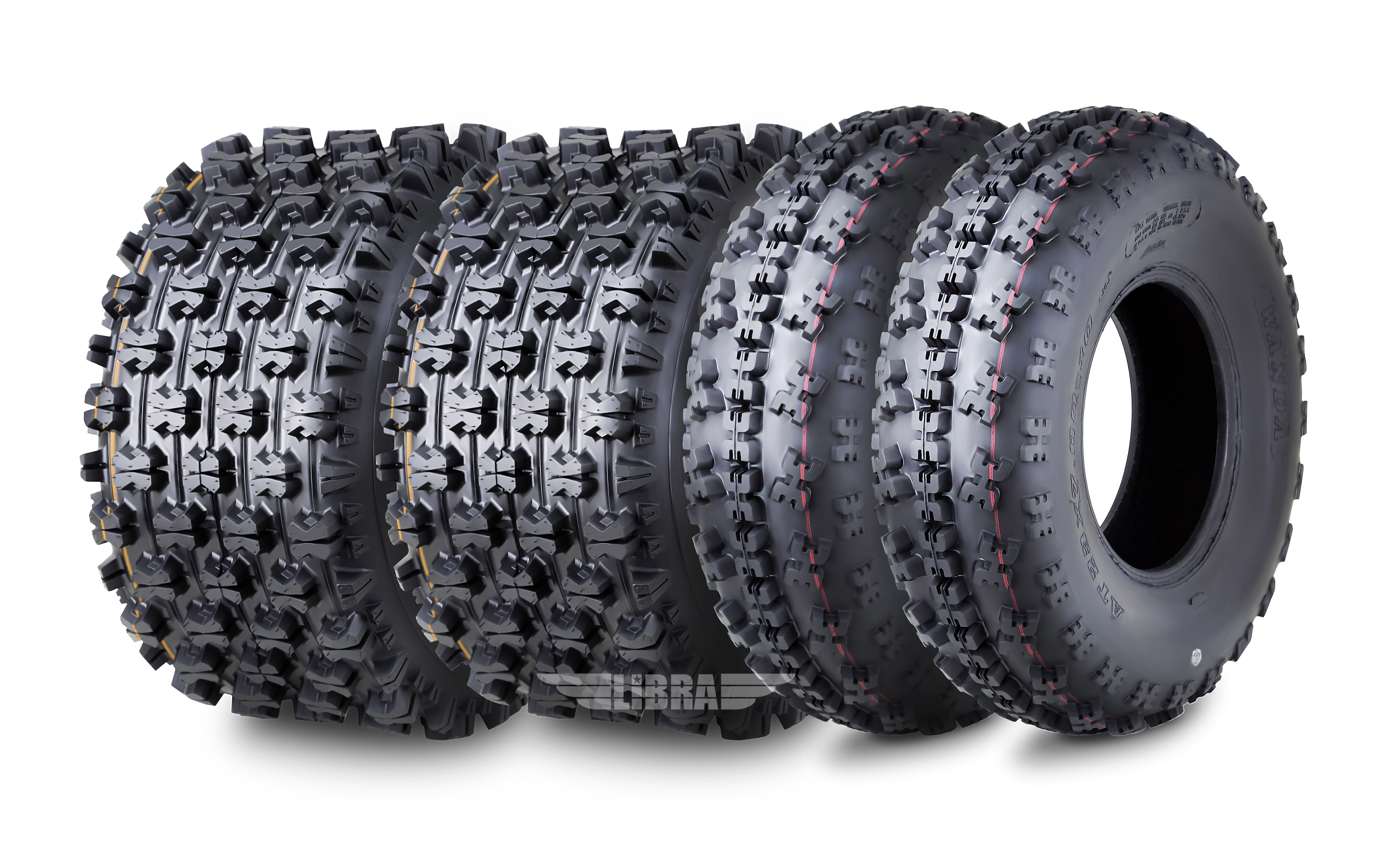 4 Sport ATV Tires 23x7-10 23x7x10 Front & 22x11-10 22x11x10 Rear GNCC ...