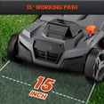 40V 15" 2-in-1 Cordless Electric Dethatcher & Scarifier Compatible with ...