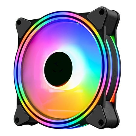 fan 4Pin RGB Cooler CPU GPU for Desktop Computer PC Cases Black ...