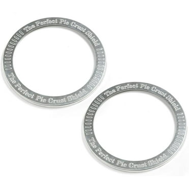 LATA Pie Crust Shield Adjustable Silicone Pizza Ring Reusable Baking ...