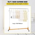 Z Rack, Industrial Grade Z Base Garment Rack, Height Adjustable Rolling ...