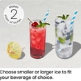 Dual-Size Ice Maker Countertop - Portable Ice Machine, Large and Small ...