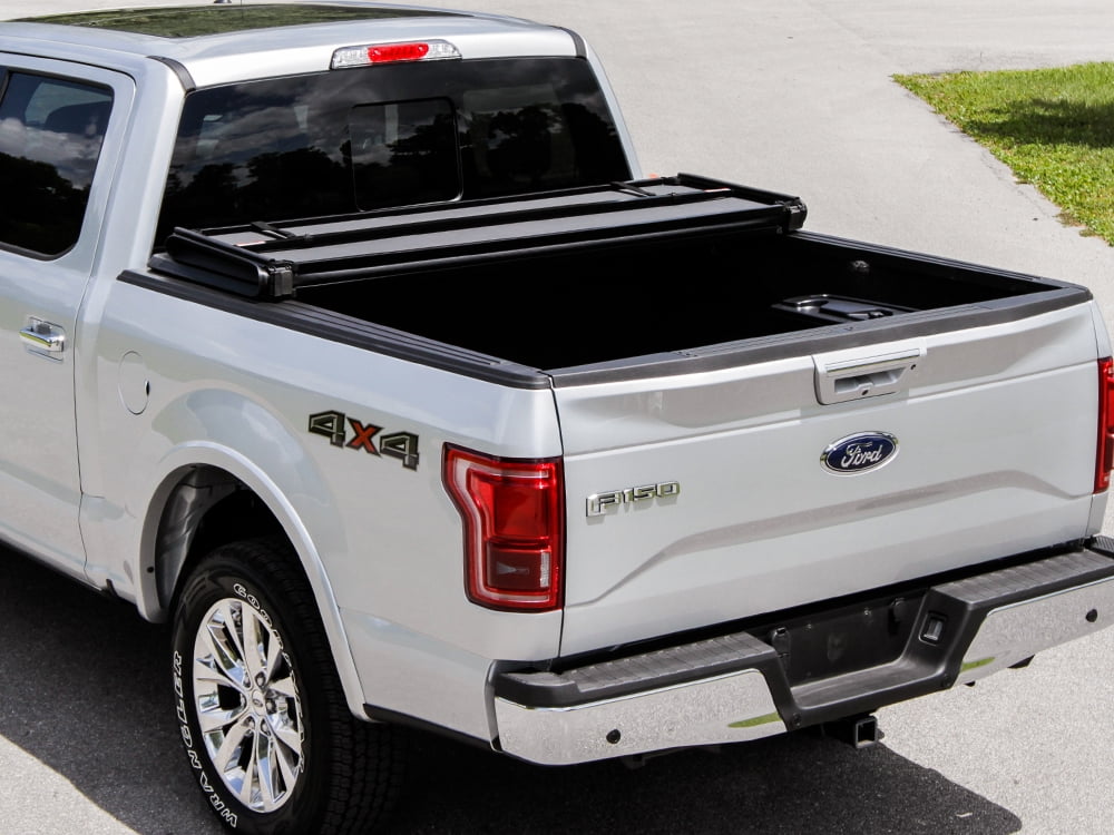Buy Gator Hybrid Hard Folding Vinyl Tonneau Truck Bed Cover 2014-2018 ...