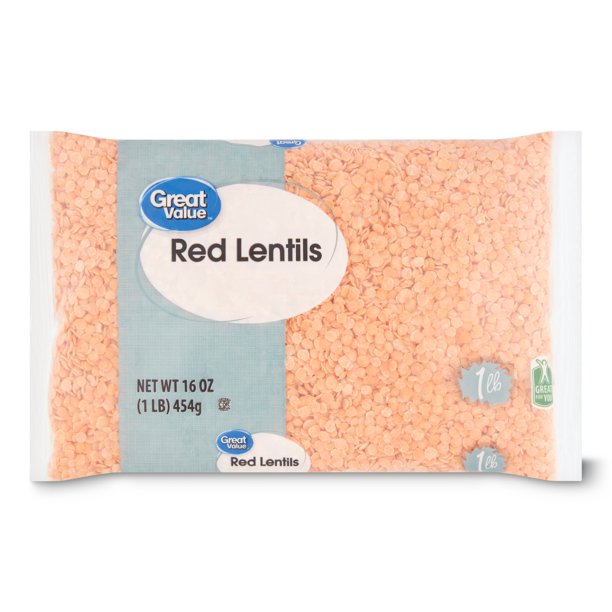 Great Value Red Lentils 1lb - Walmart.com