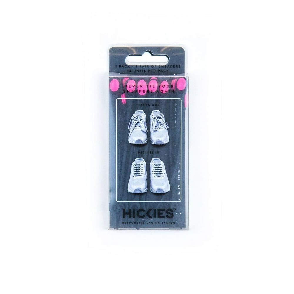 HICKIES Lacing System, Black Pink - Walmart.com - Walmart.com
