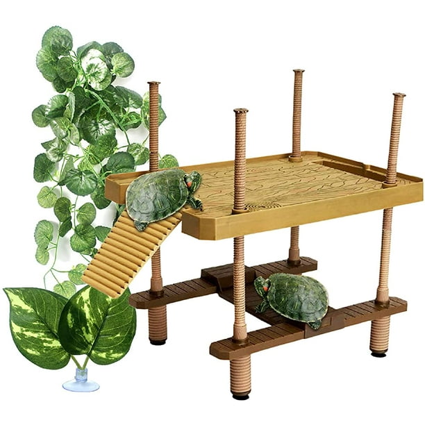 Jayli Turtle Frog Floating Platform, Aquarium Rest Platform, Turtle ...