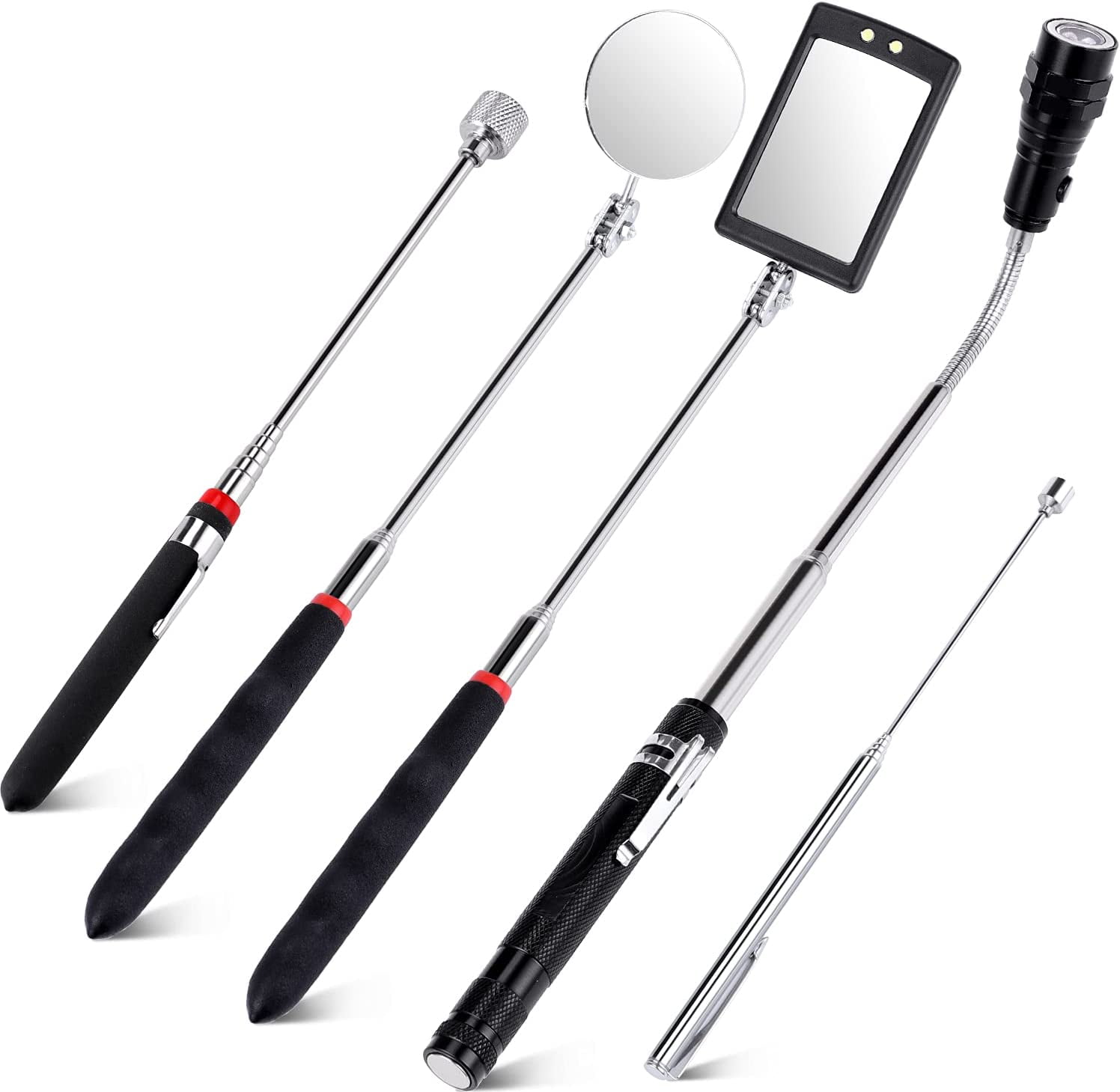 Gifts for Men - Telescoping Magnetic Pickup Tool- 5PCS- Telescoping ...