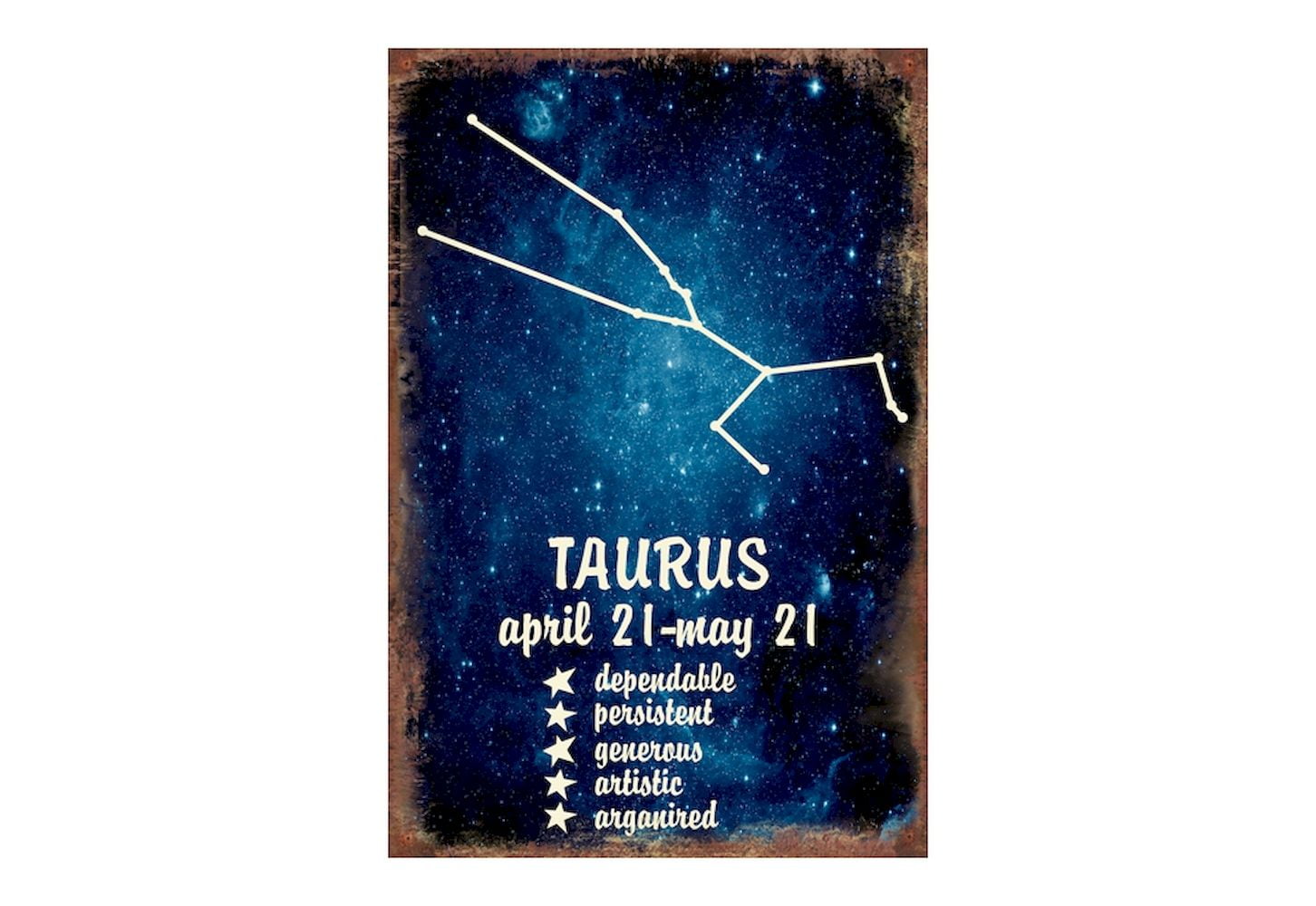 "Taurus" Metal Sign - Walmart.com