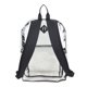 Eastsport Unisex Multi-Purpose Clear Backpack with Front Pocket and ...