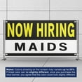 Now Hiring Maids 13 oz Heavy Duty Vinyl Banner House Cleaner Jobs ...