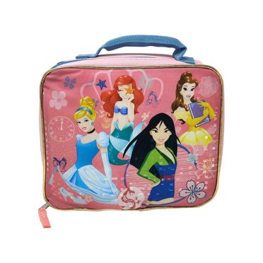 Disney Store Princesses Rapunzel Belle Cinderella School Lunch Tote Box ...