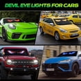 Devil Eyes Light for , 15''x4'' Flexible Scrolling Eyes for Window, App ...