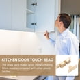 4Pcs Ball Tension Latch Brass Cabinet Door Catch Adjustable Closet Ball ...