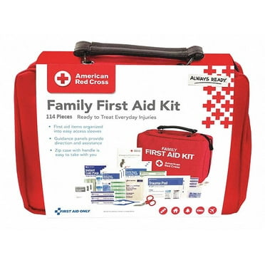 First Aid Only First Aid Essentials Kit, 299 Piece, Fabric Case ...