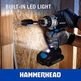 Hammerhead 20V 1/4 Inch Cordless Impact Driver Kit with 1.5Ah Battery ...