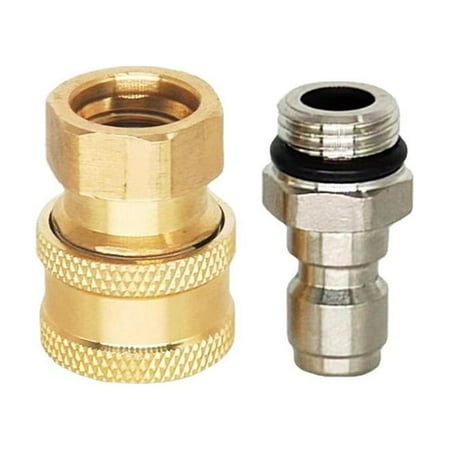 Justharion 2 Pieces Water Hose Adapter Fast Release High Pressure ...