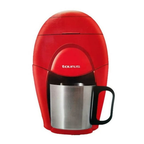 Cafetera Personal con Taza Roja Taurus CM 100 ELITE | Bodega Aurrera en ...