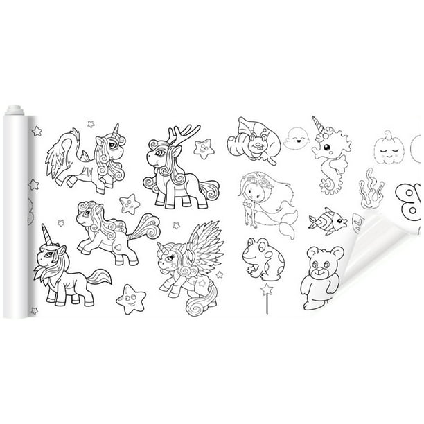 Children's Drawing Roll Coloring Paper Roll Drawing Paper Roll DIY ...