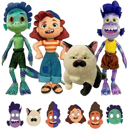 Diayung Luca Plush Toy Luca Sea Monster Plush Toy with 1 Mask for Kids ...