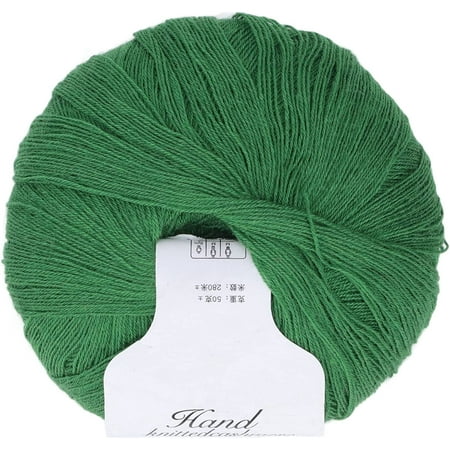 Knitting Yarn, Green Crochet Yarn Hand Washable Wool Yarn for ...