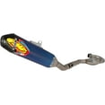 FMF 4.1 RCT Blue Anodized Titanium with MegaBomb Exhaust System (045663 ...