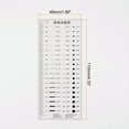 Uxcell High Precision SEC Size Estimation Chart 100mm Covered for ...
