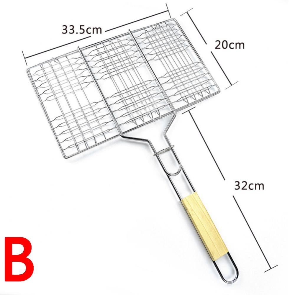 Buy Portable Fish Grill Basket, Best Fish Grill Basket with Folding ...