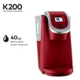 Keurig K200 Single Serve Imperial Red K-Cup Pod Coffee Maker - Walmart.com