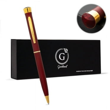 Garland Signature Slim Metal Luxury Rollerball Pen– Made in USA ...