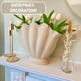 Seashell Vase, Large Ceramic Vase, Boho Vase for Pampas Grass - Walmart.com